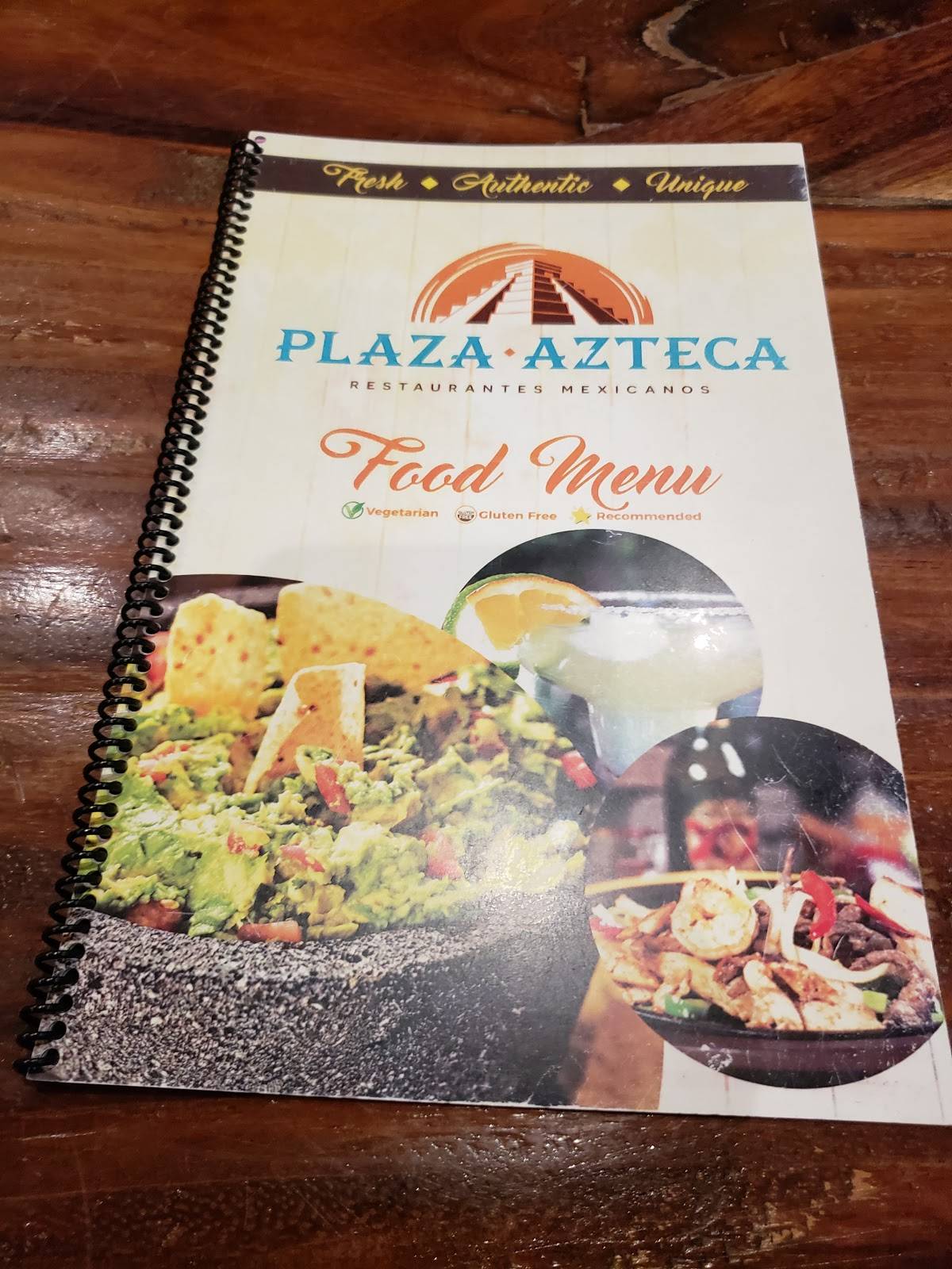 Menu at Plaza Azteca Mexican Restaurant · Lancaster, Lancaster ...
