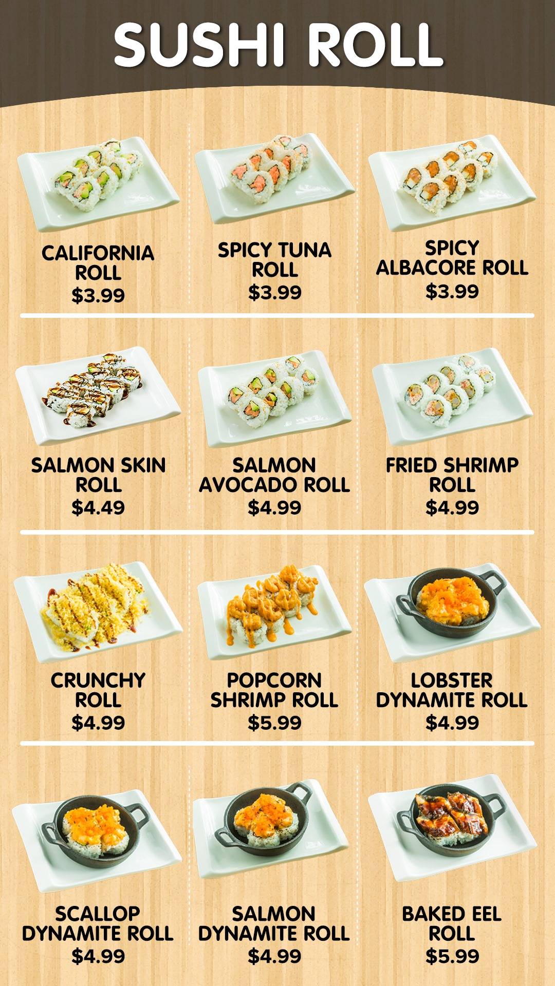 Menu at Poki Maki by Mr.7 restaurant, Walnut