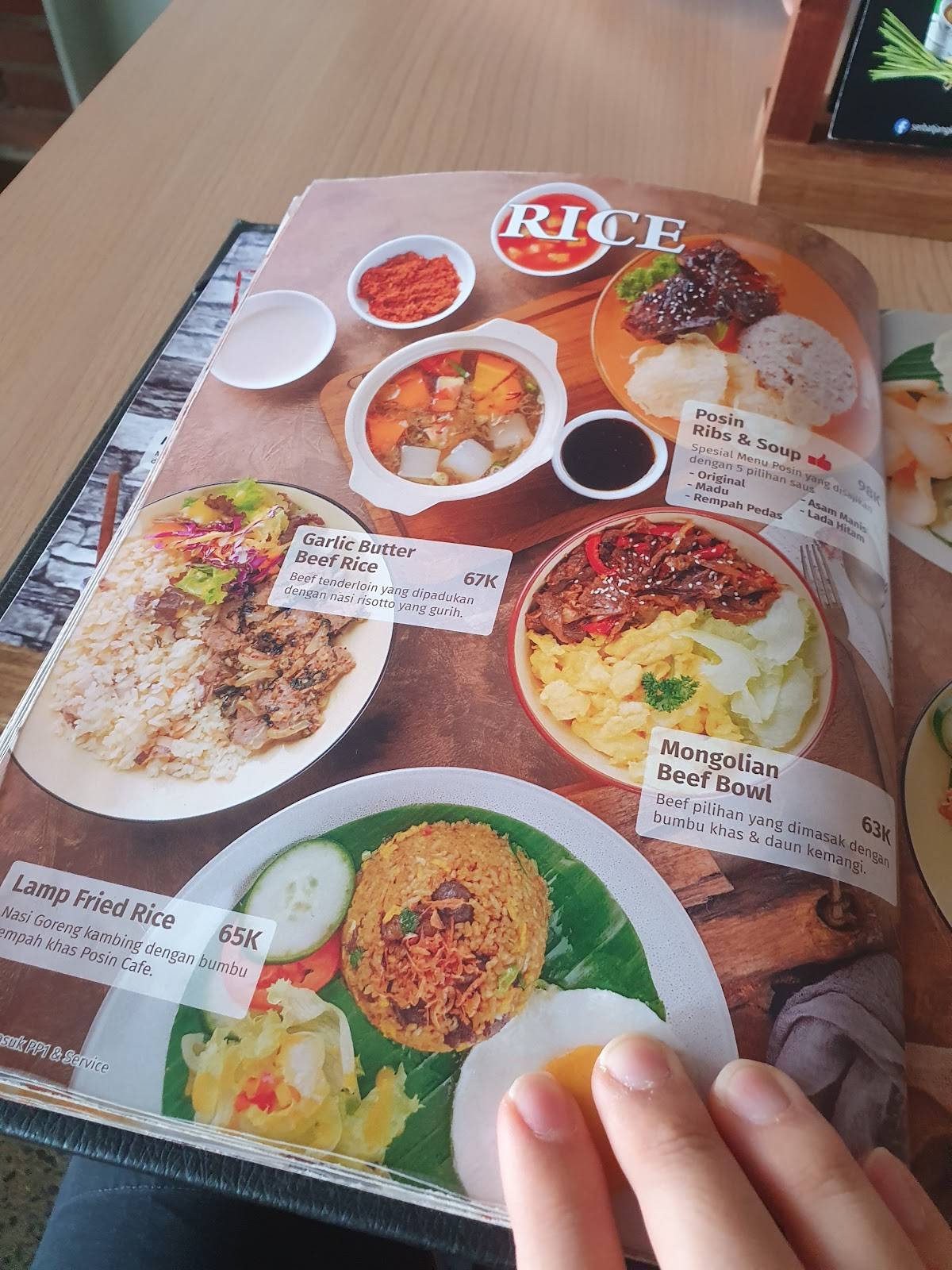 Menu at Posin Bakery & Cafe, Semarang, Jl. Menteri Supeno No.6