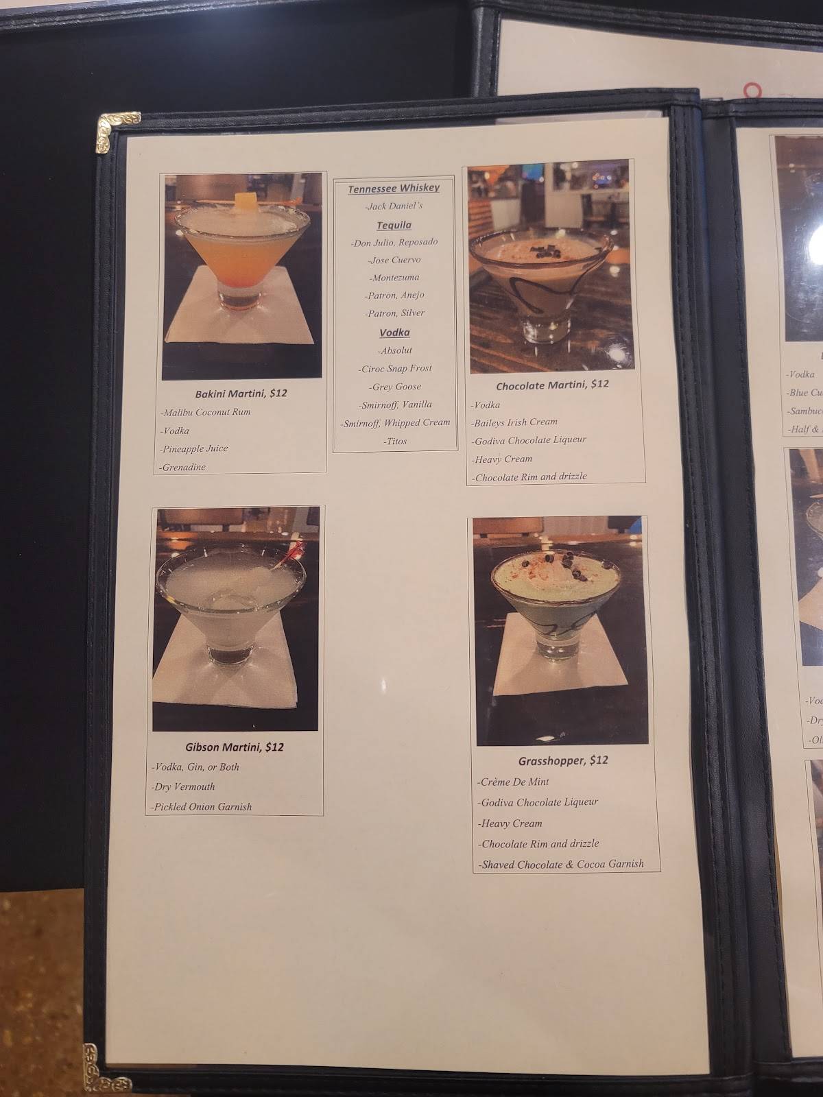 Menu at Fantail Seafood & Steakhouse, Millbrook, Downing St
