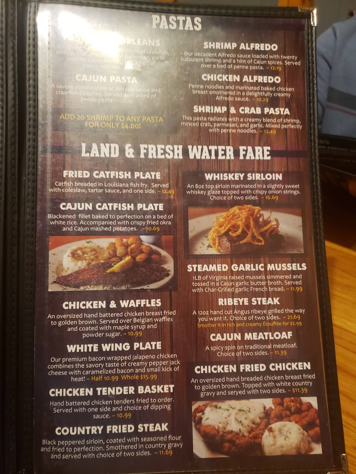 Menu at Purple Onion restaurant, Cabot, S Pine St