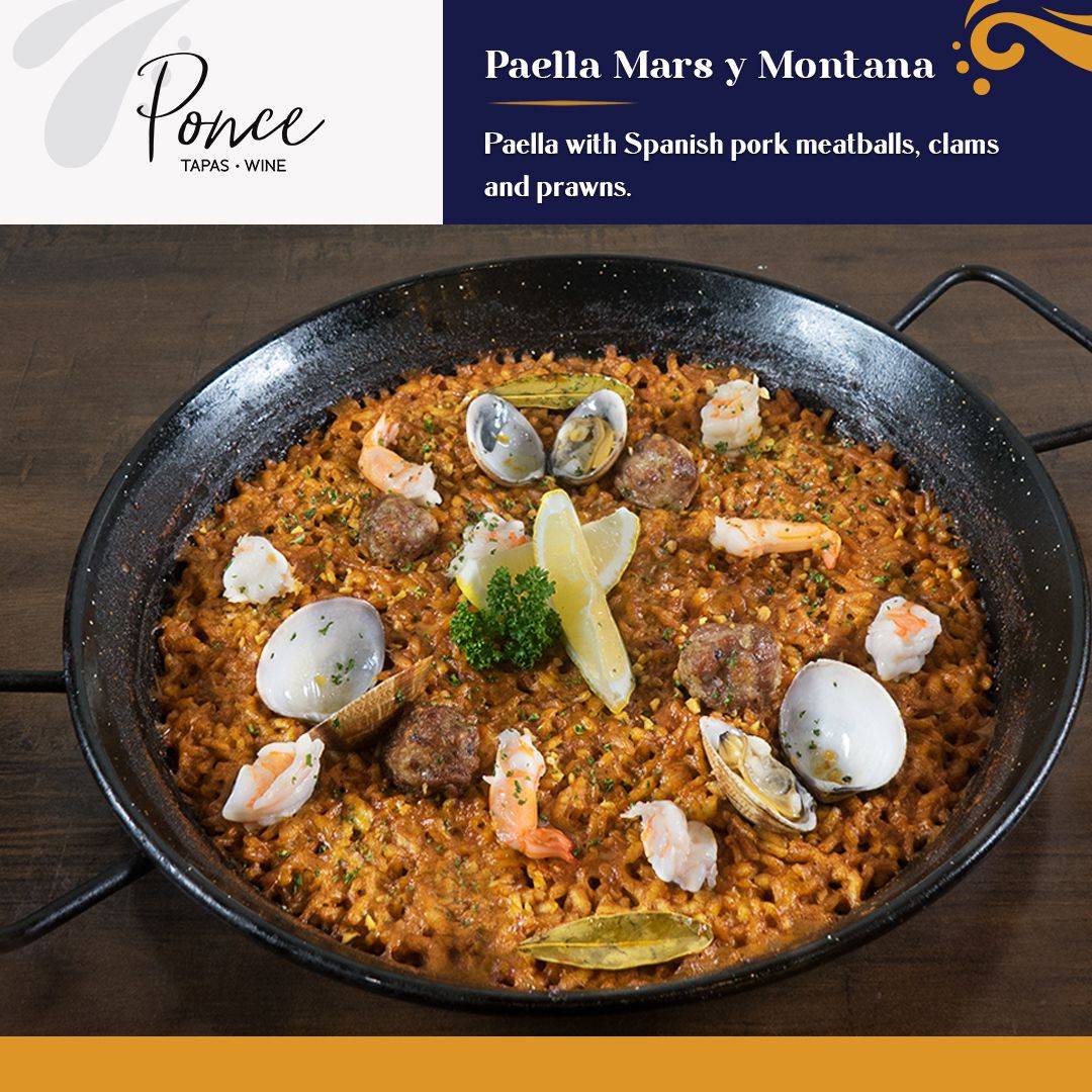 Menu at Ponce restaurant, Quezon City