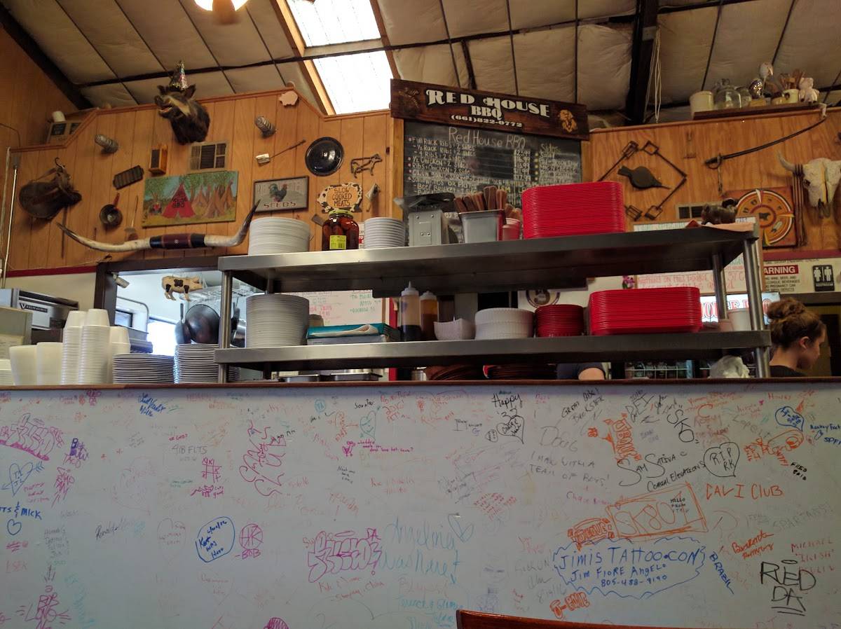 Menu at Red House BBQ, Tehachapi, 426 E Tehachapi Blvd