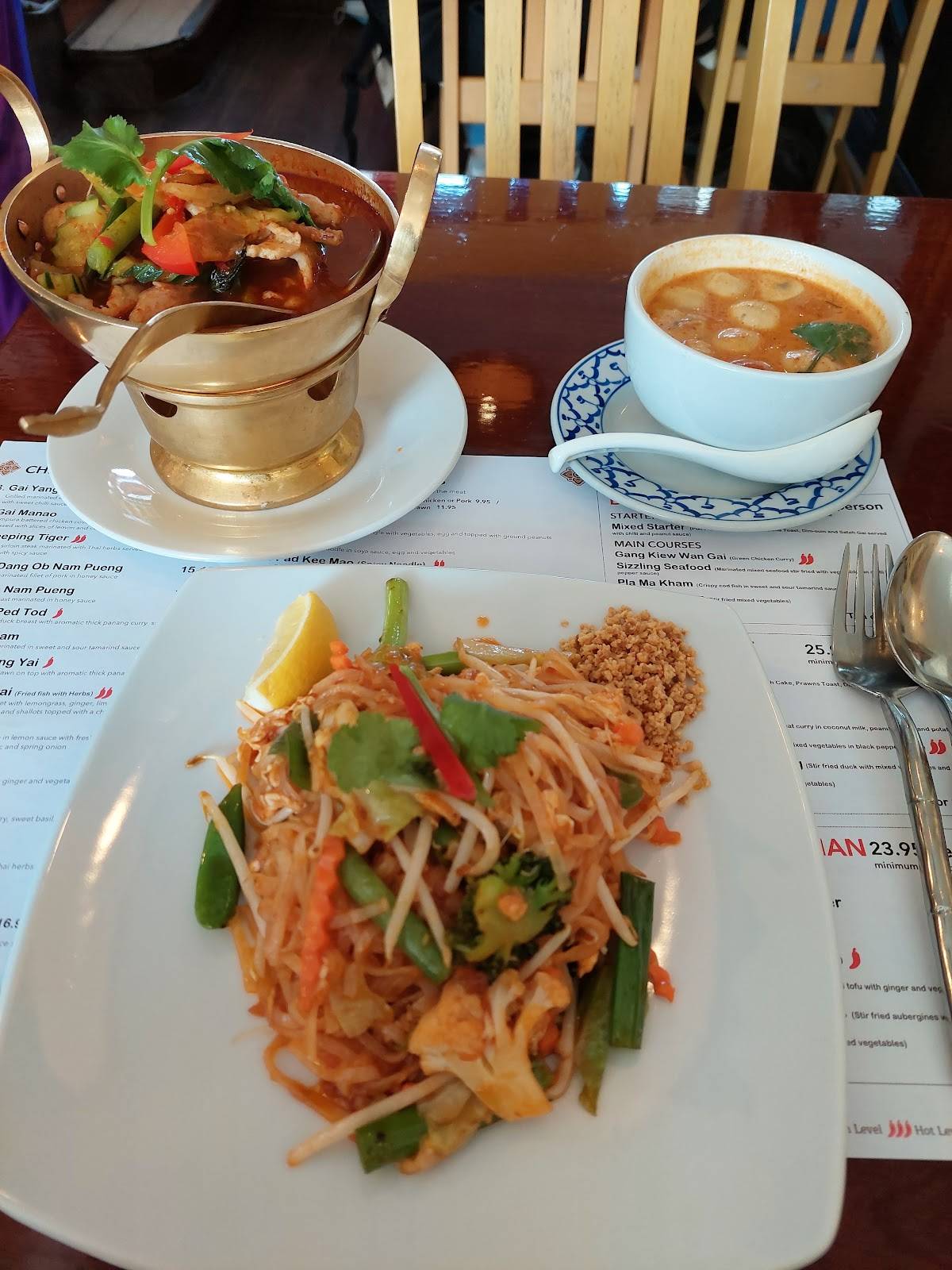 Menu at Eat Thai Restaurant, Ely