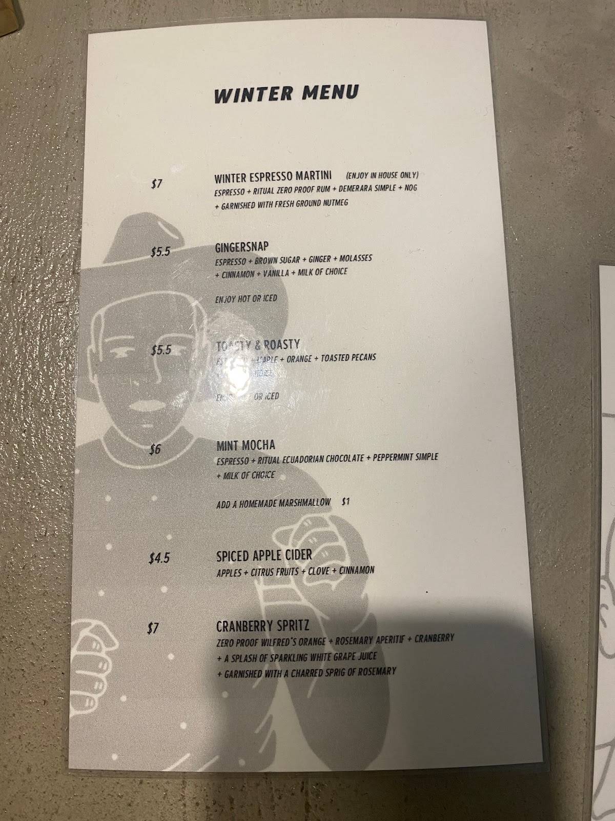 Menu at Far West Coffee restaurant, Midland