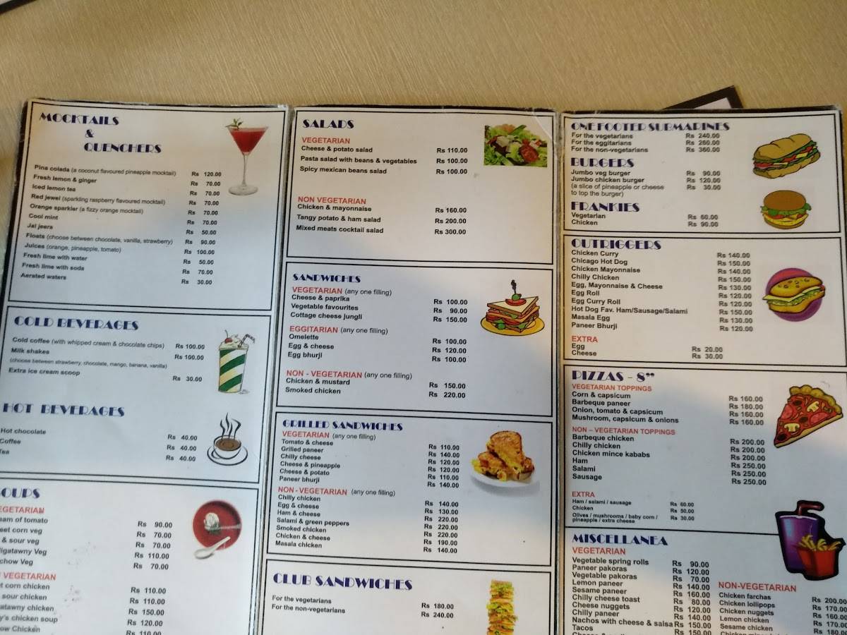 Menu at Goodies Cafe (Racecourse), Vadodara, Natubhai Centre