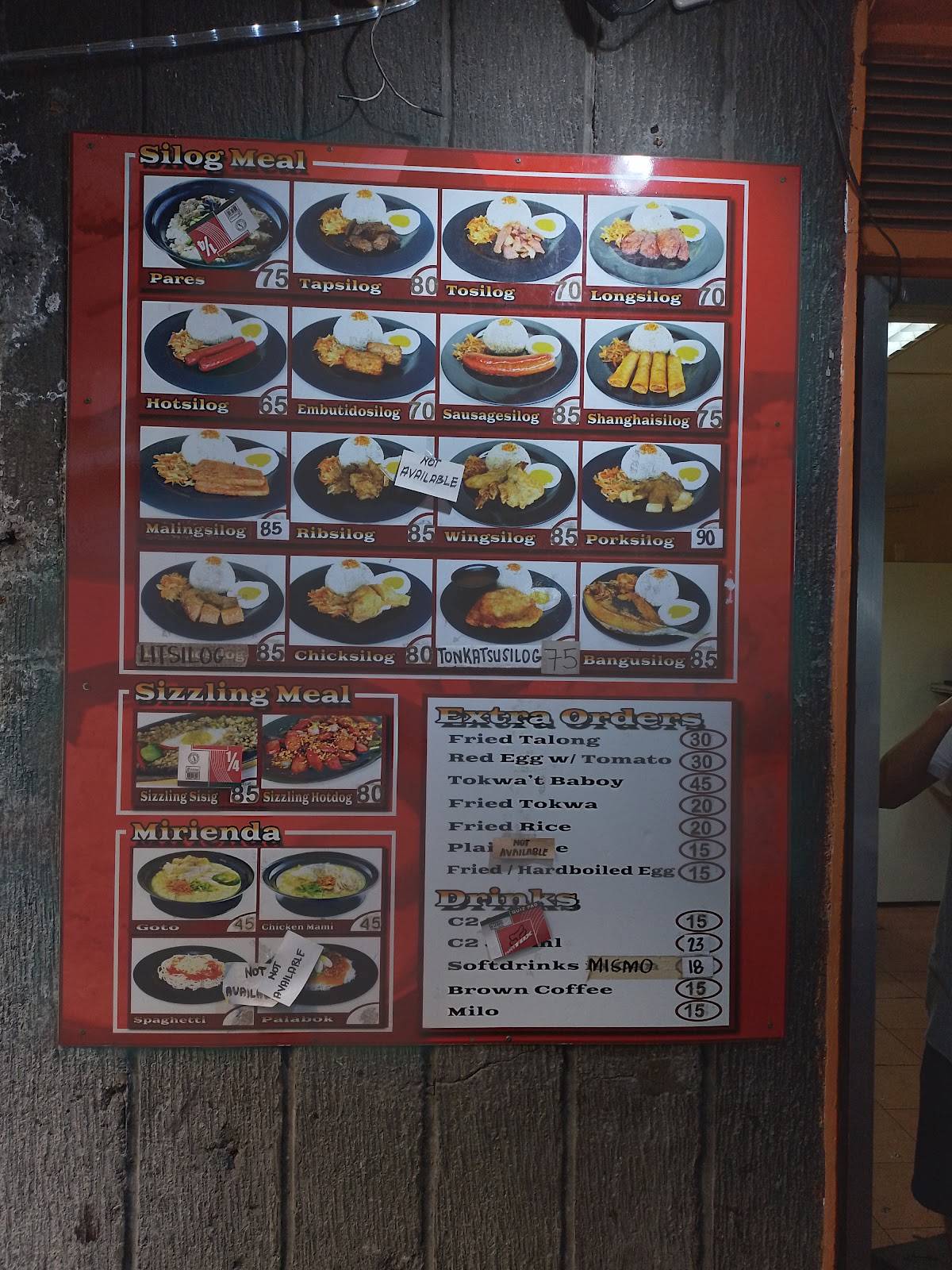 Menu at Jarret's restaurant, Pasig, Strata 100, Ruby Road Ortigas Center