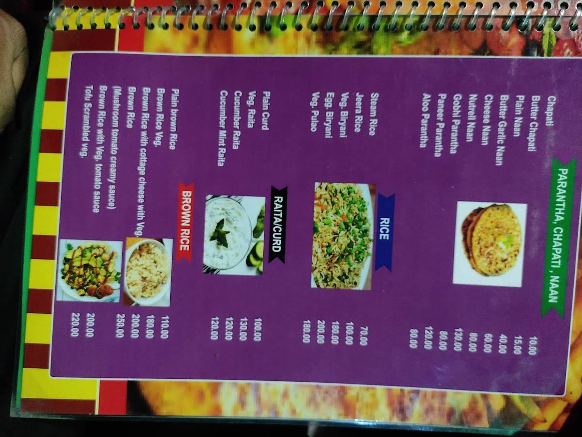 Menu at Kanaan Cafe, Rishikesh, 48FH+FJ6