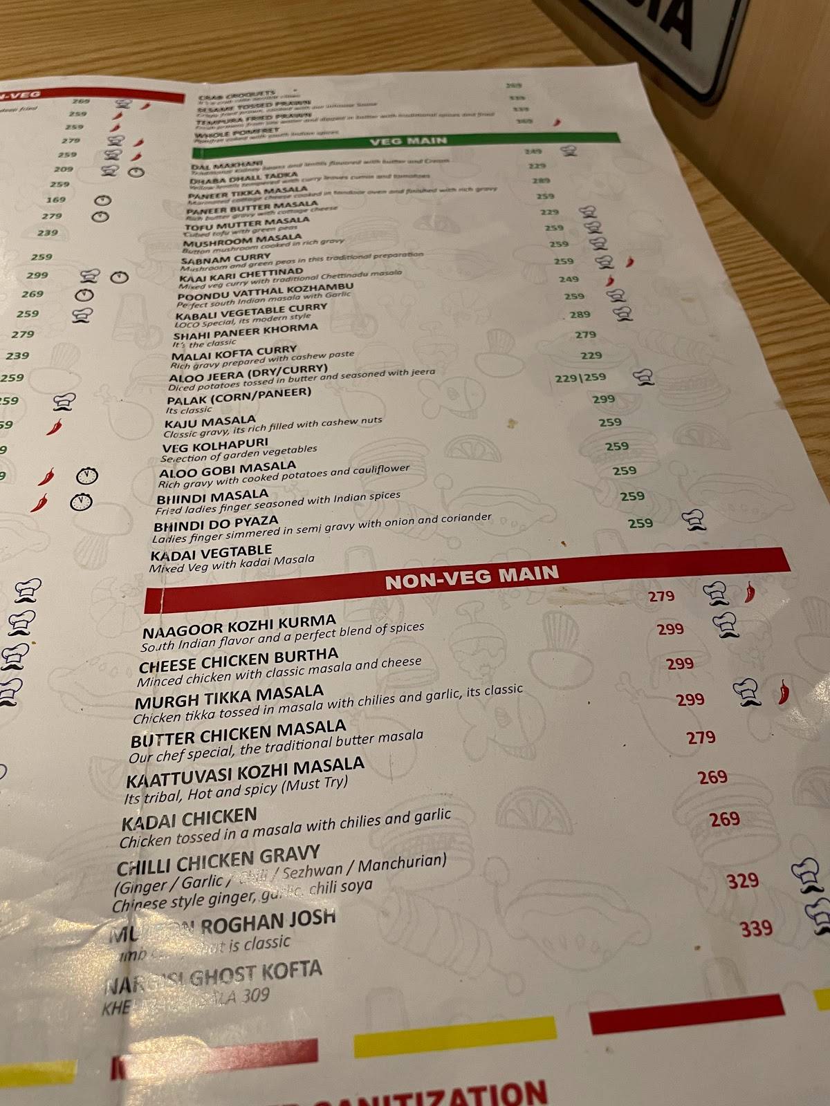 Menu at LOCOFEAST - Theme Restaurant, Chennai, 15A