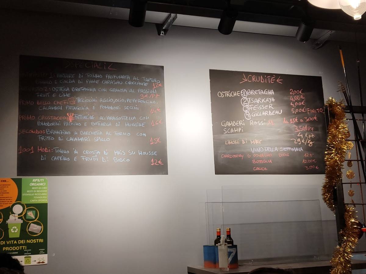 Menu da La Pescheria da Claudio e Giuliano ristorante, Rho