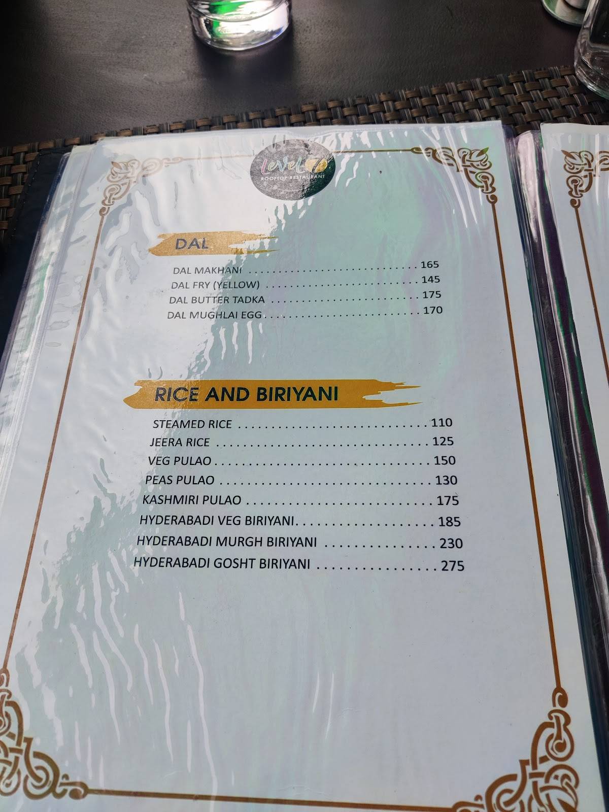 Menu at Level 7 Rooftop Restaurant, Ranchi