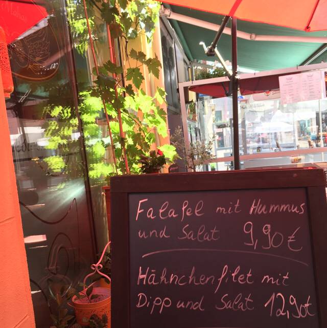 Speisekarte von Restaurant Mahas - orientalisches & libanesisches ...