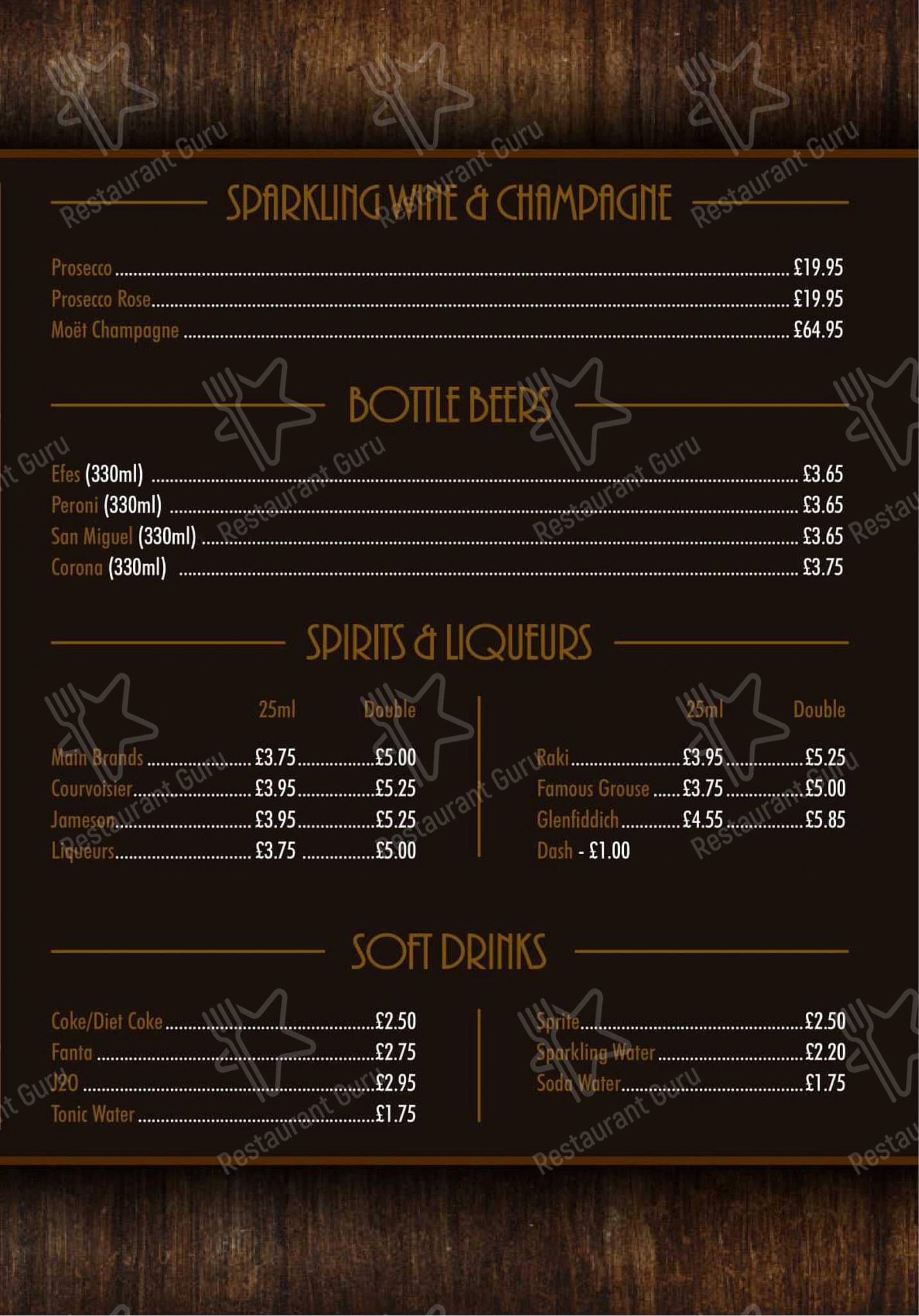 Menu at Olive & Feta restaurant, Leeds, 8 Town St