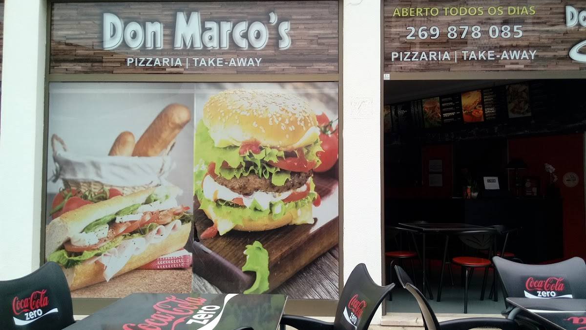 Menu em Pizzaria Don Marcos, Sines