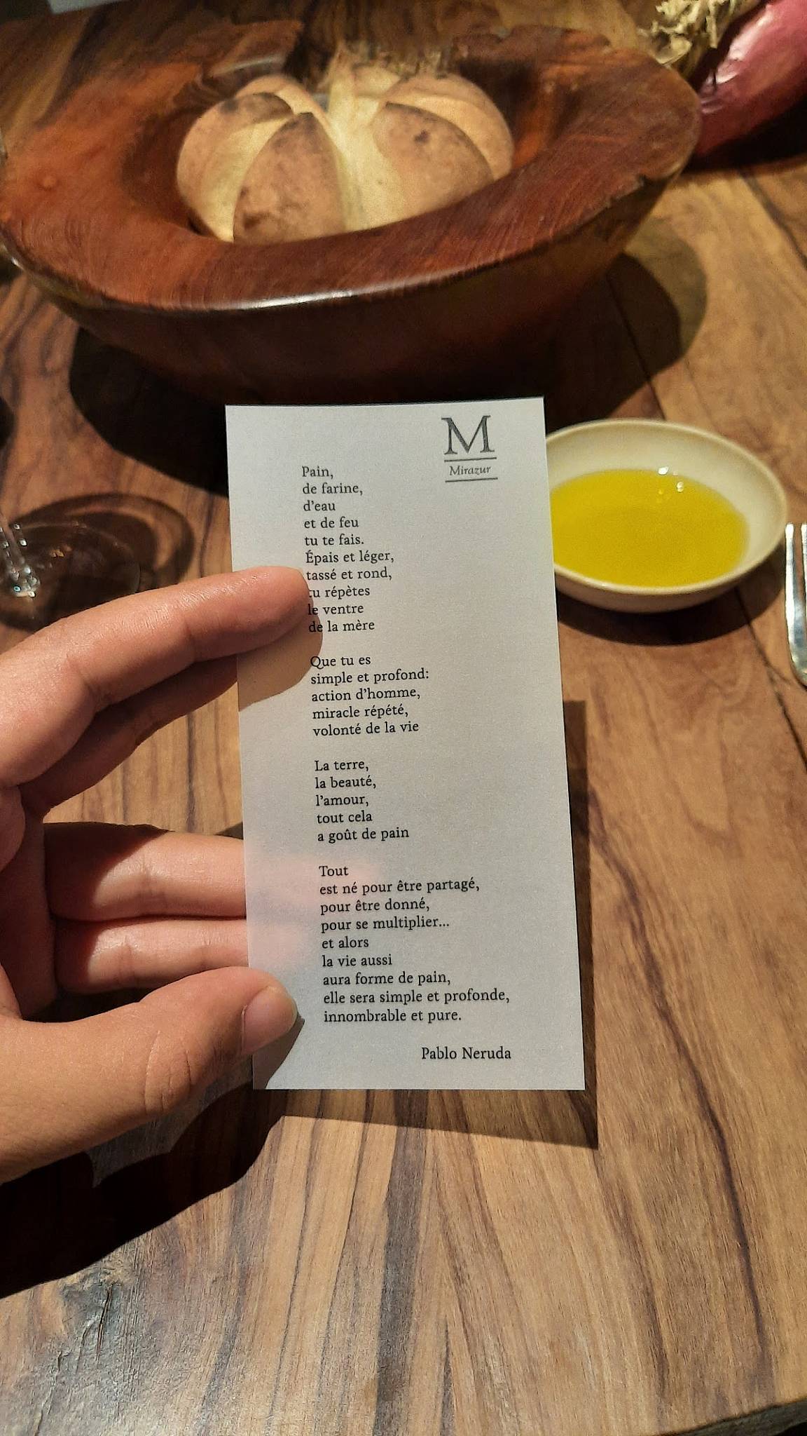 Menu au Restaurant Mirazur, Menton, 30 Av. Aristide Briand