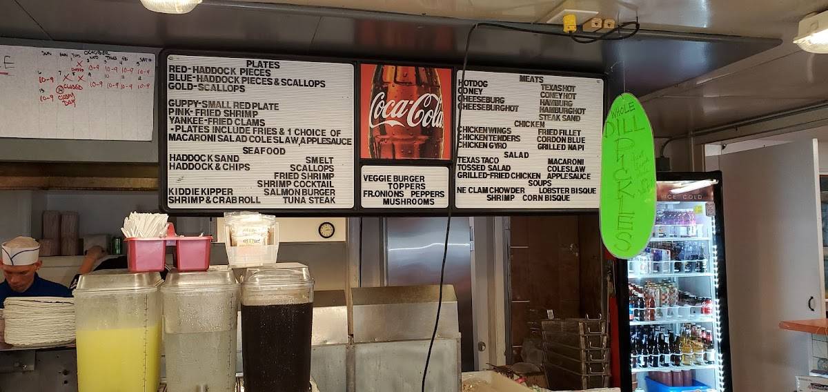 Menu at Rudy's Lakeside Drive-In restaurant, Oswego, 78 Co Rte 89
