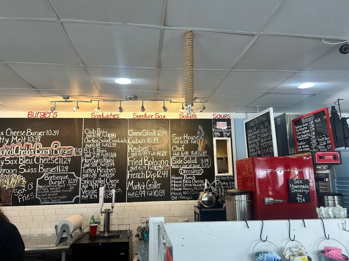 Menu at SAX GRILLE pub & bar, Fort Walton Beach, 10 Eglin Pkwy SE