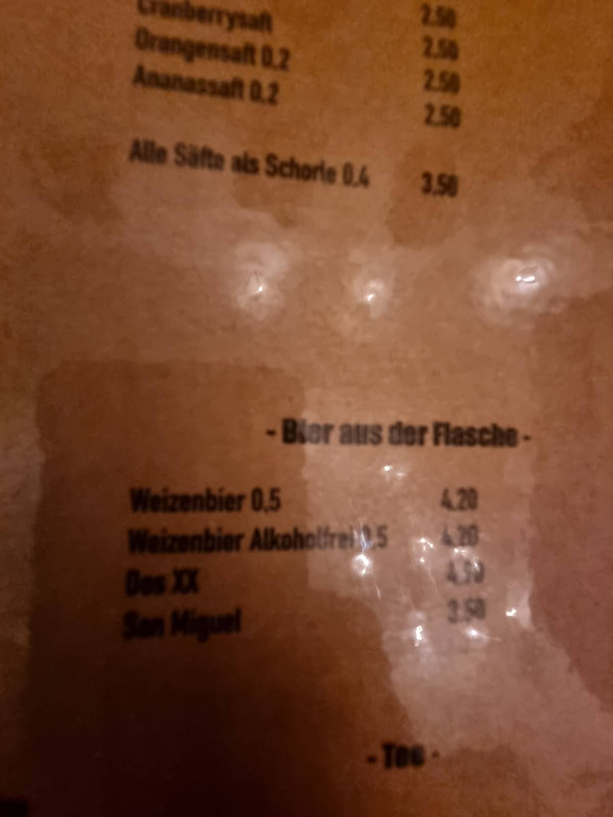 Speisekarte von Señor Loco restaurant, Hamburg