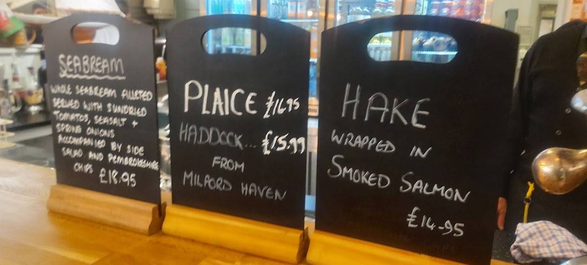 Menu at Something's Cooking restaurant, Letterston, 3 Haverfordwest Rd