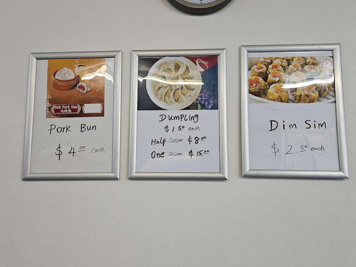 Menu at Sunlong Takeaways fast food, Waikanae