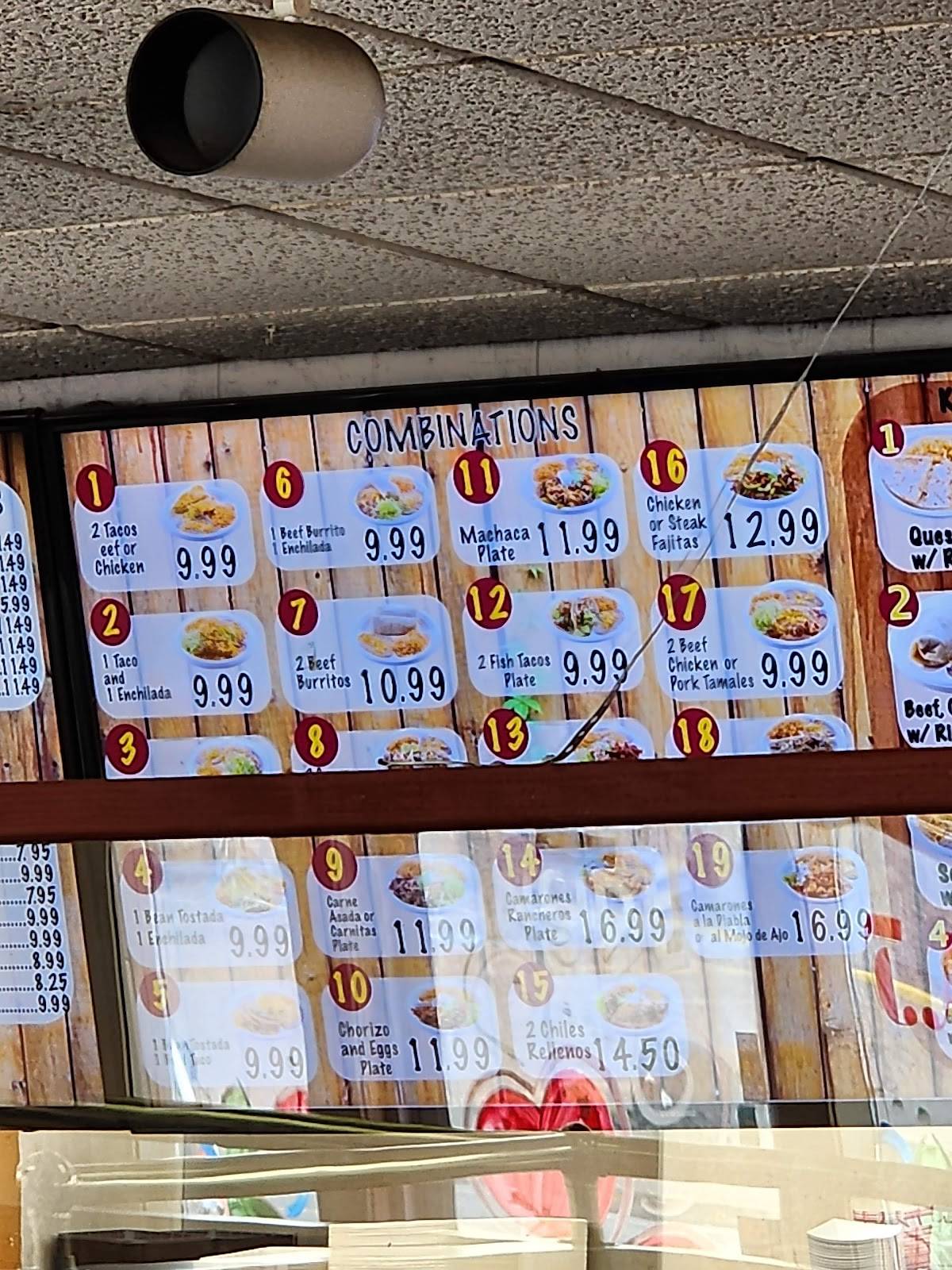 Menu at Super Oscar's Mexican Food restaurant, Newport