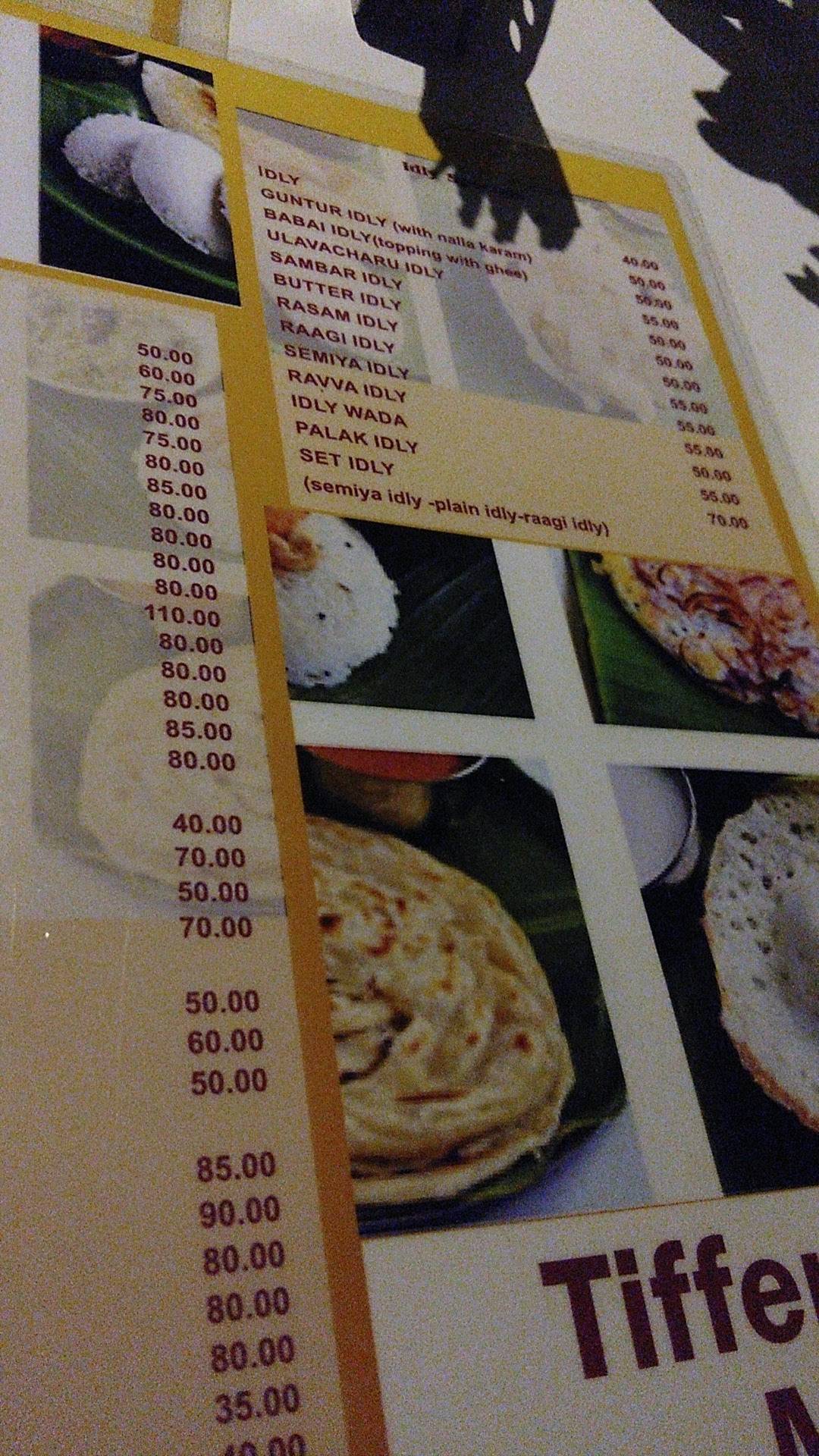 Menu at Sweet Magic, Rai Durg, 5-76/4/60 &17