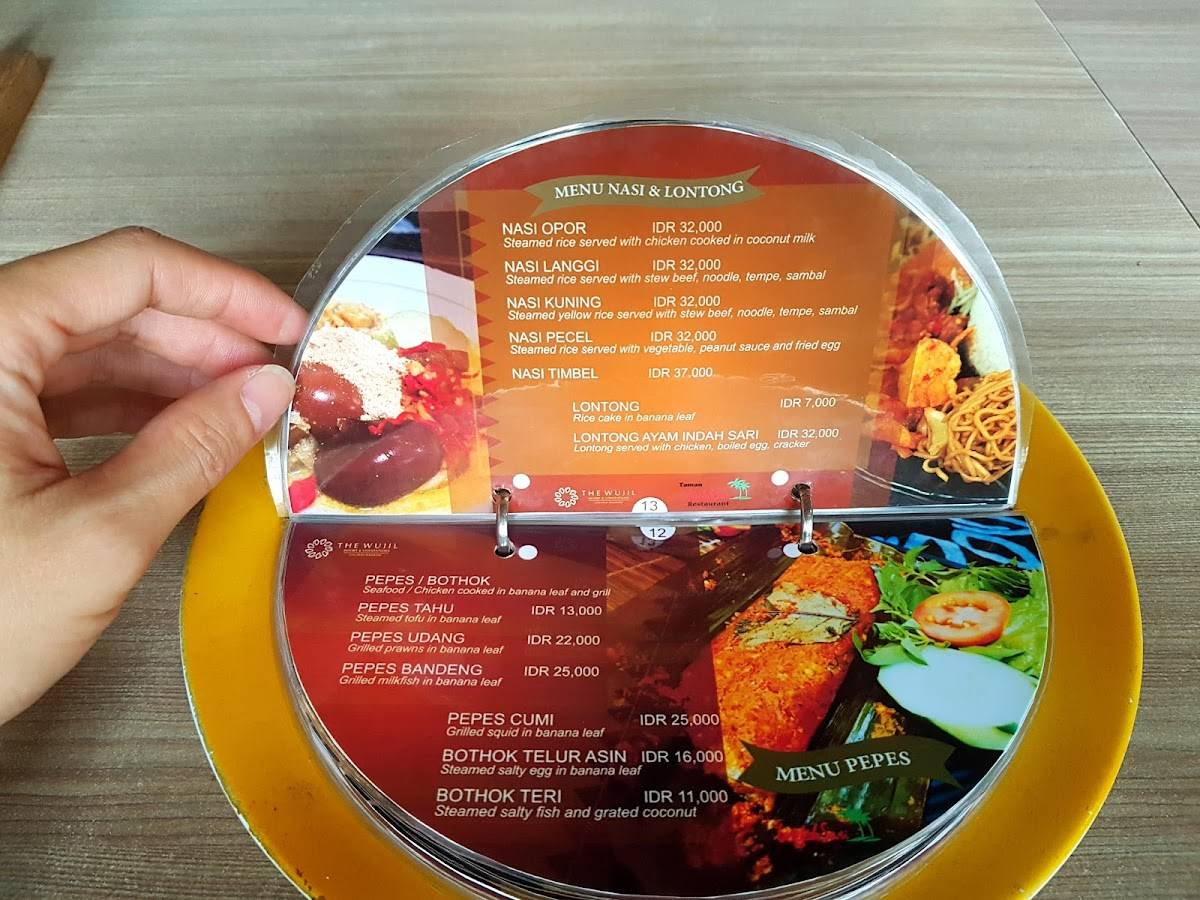 Carta del restaurante Taman Indah Sari Resto, Candirejo, Jalan Soekarno ...