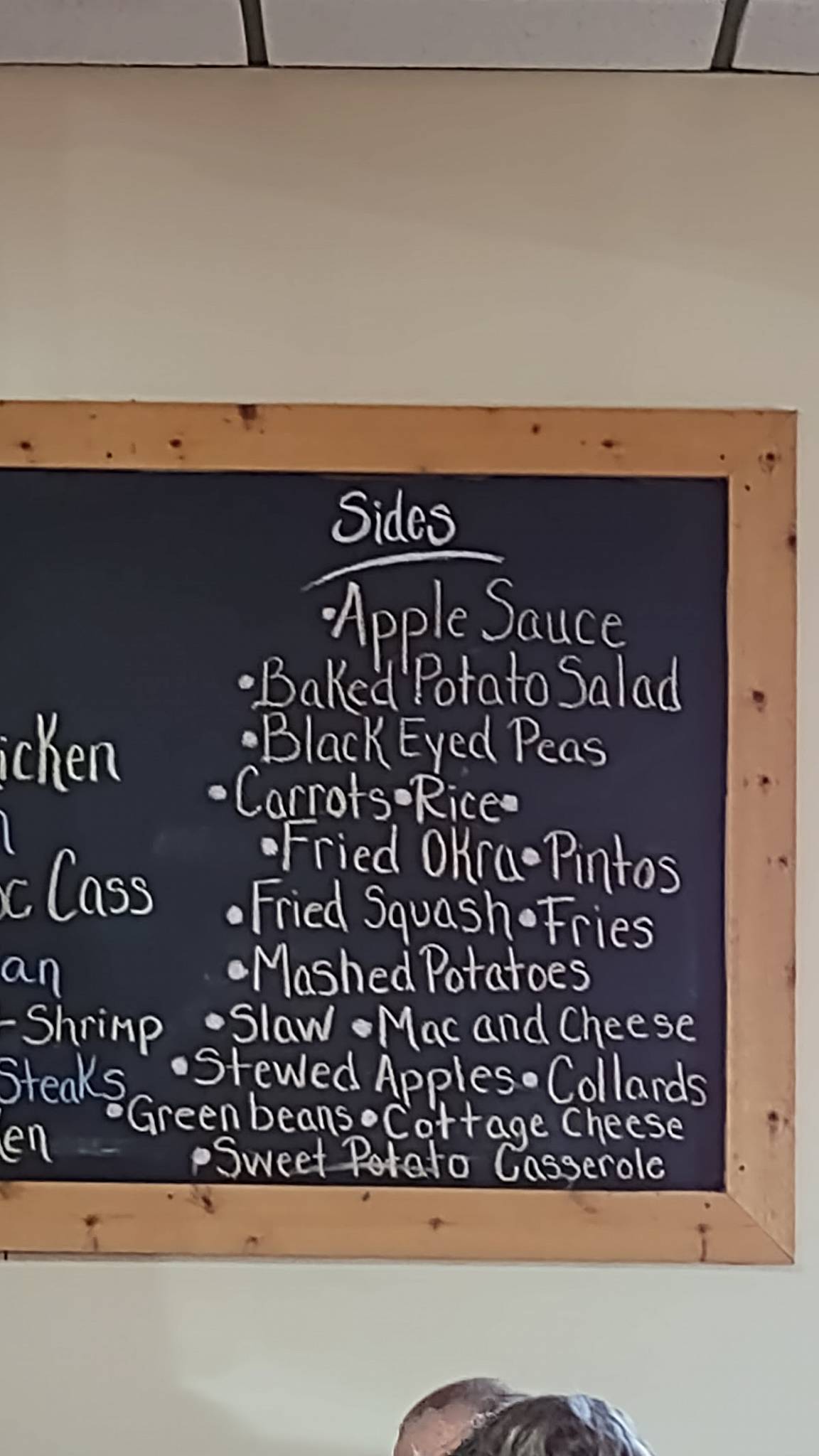 Menu at Tramway Diner restaurant, Sanford