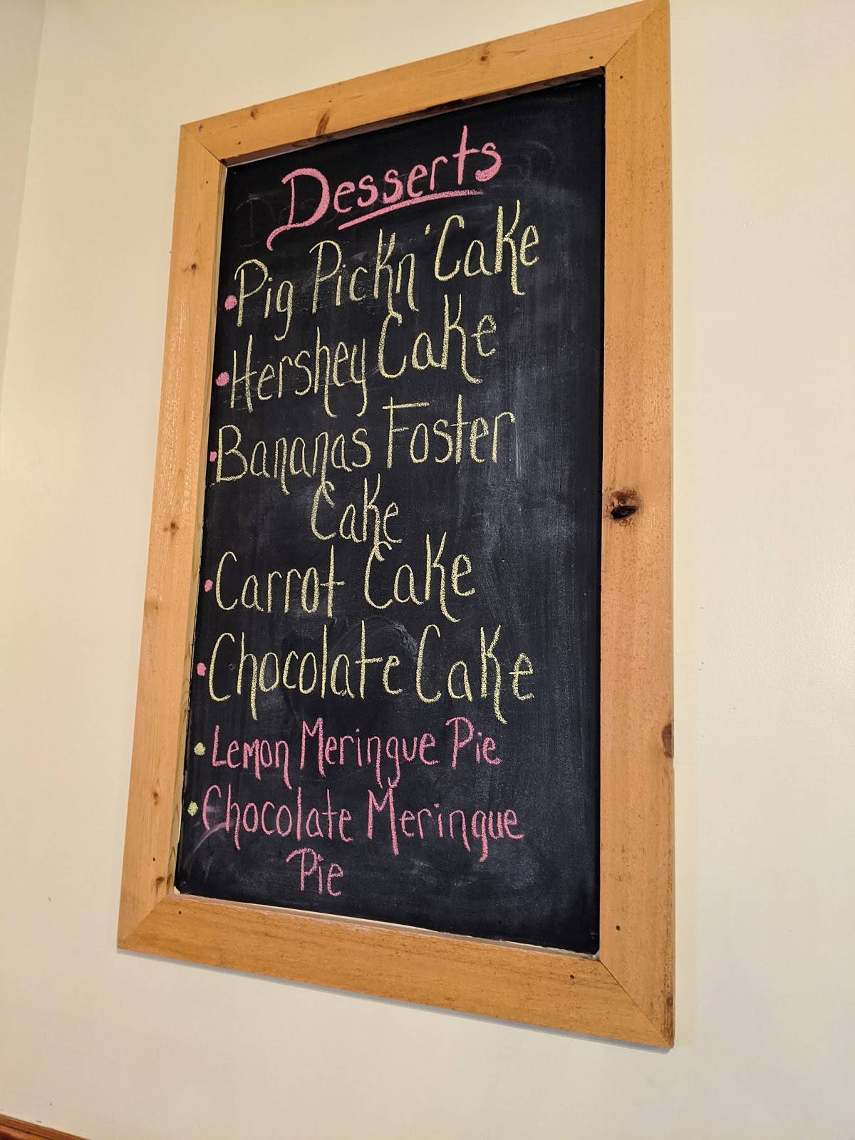 Menu at Tramway Diner restaurant, Sanford