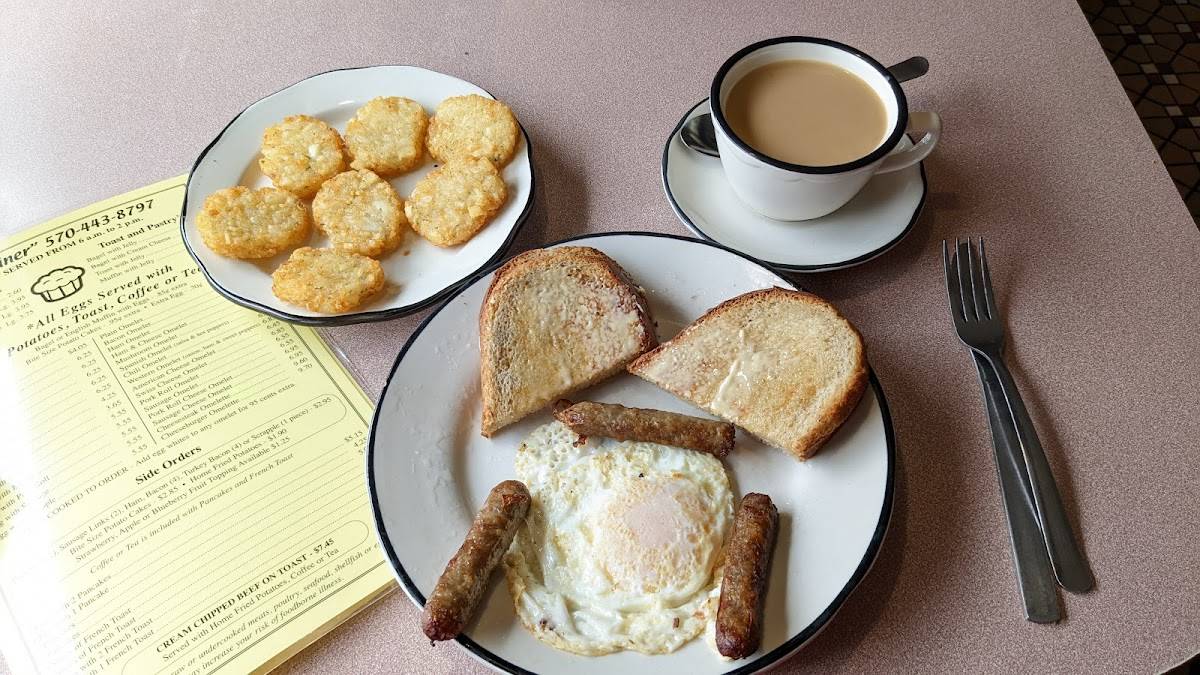 Menu at White Haven Family Diner restaurant, White Haven