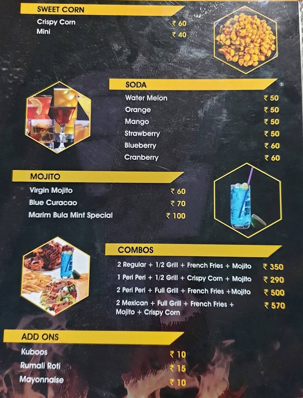 Menu at Rich In shawarma, Chennai