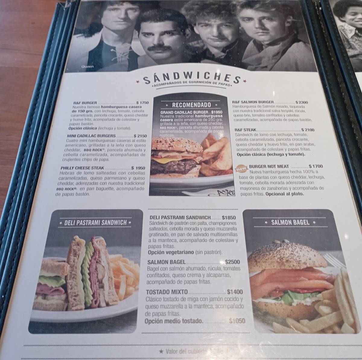 Menu at Rock&Feller's Alto Rosario restaurant, Rosario, S2013DJK