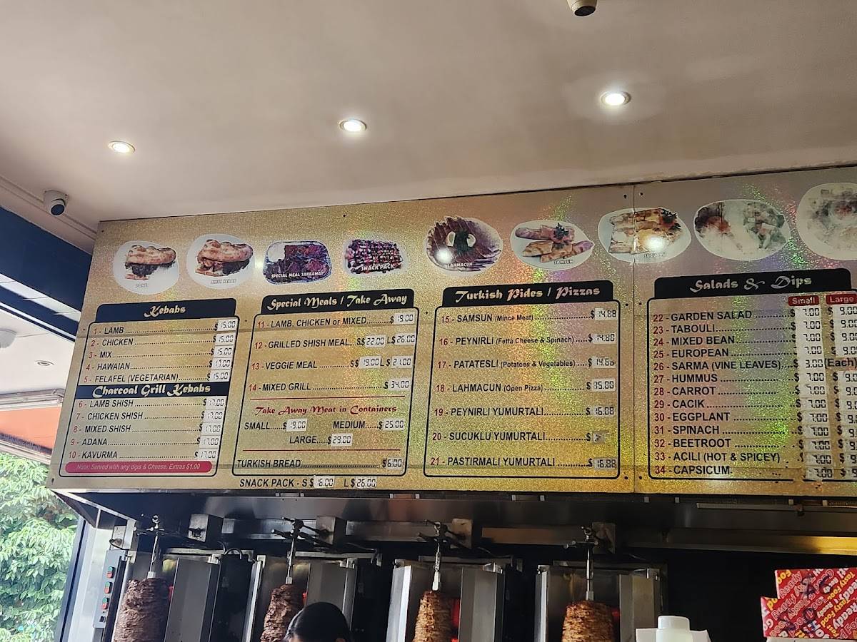 Menu at Roxy Kebab Deer Park fast food, Deer Park