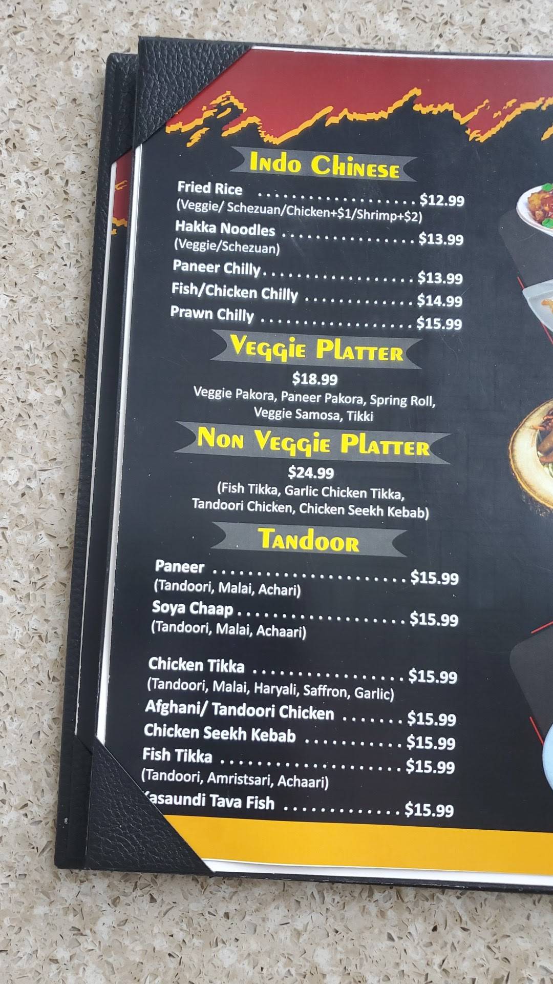 Menu at Samosa House Indian Cuisine - Fine Dining, Sweets, Catering ...
