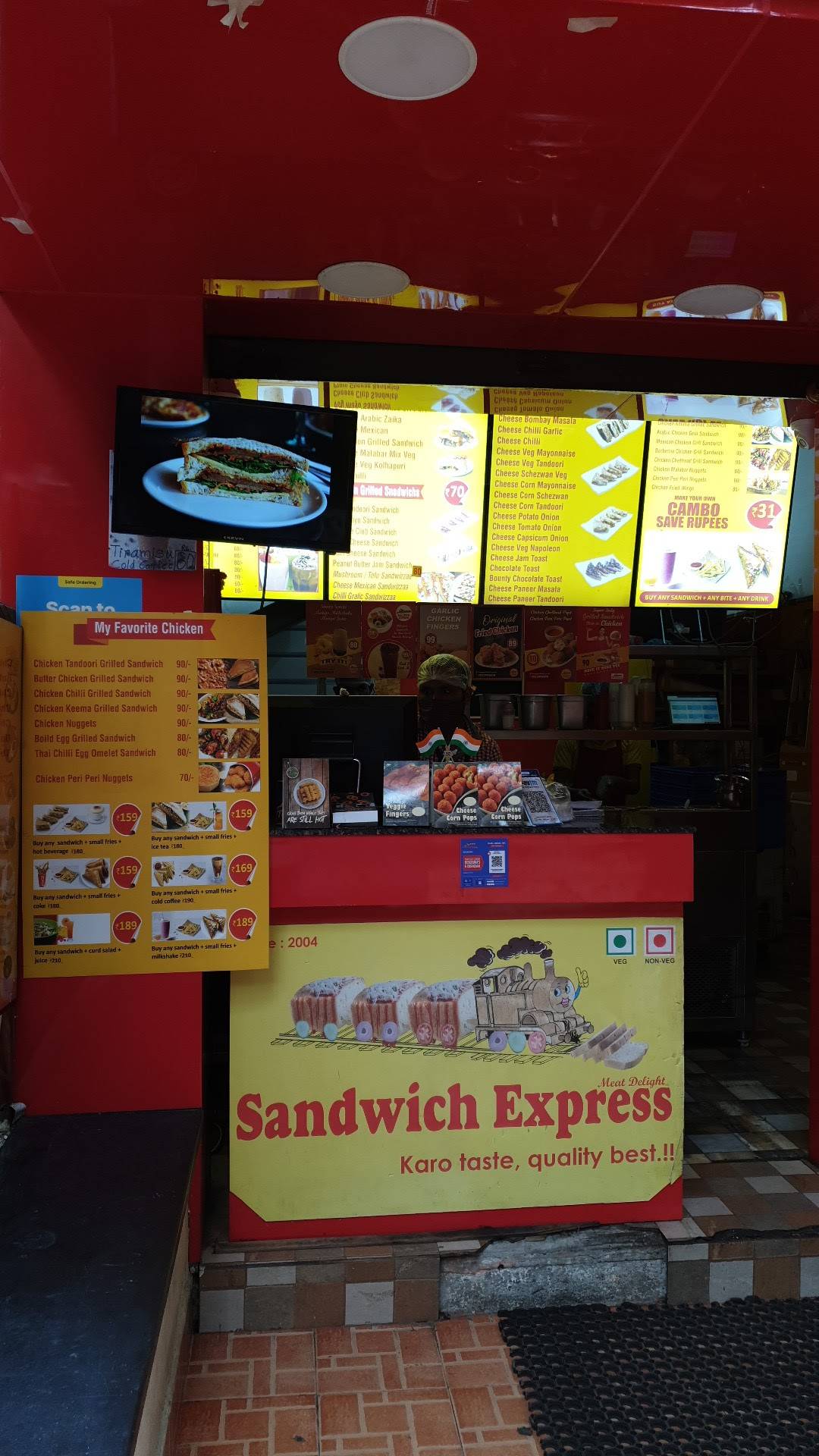 Menu at SANDWICH EXPRESS, Pune, Safayar apartment North Main Road