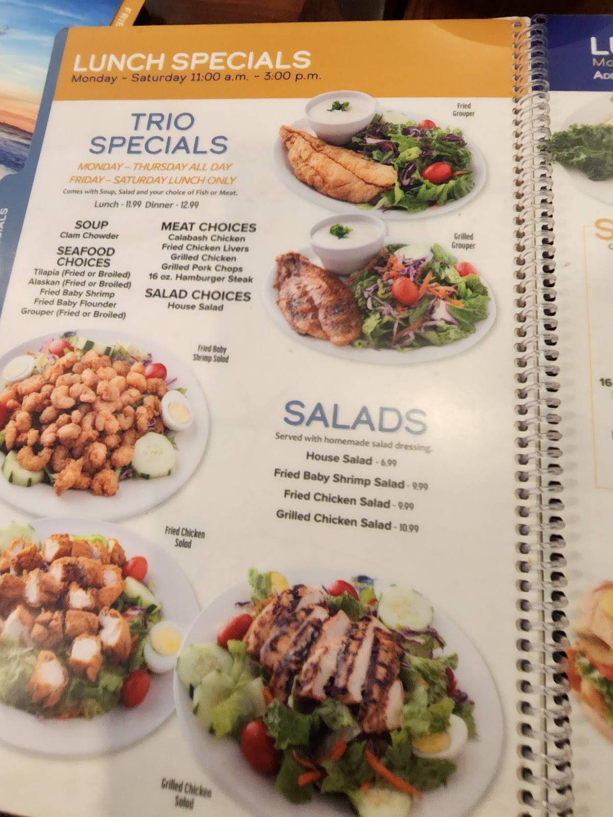 Menu at SILVER BAY restaurant, Simpsonville, 916 NE Main St
