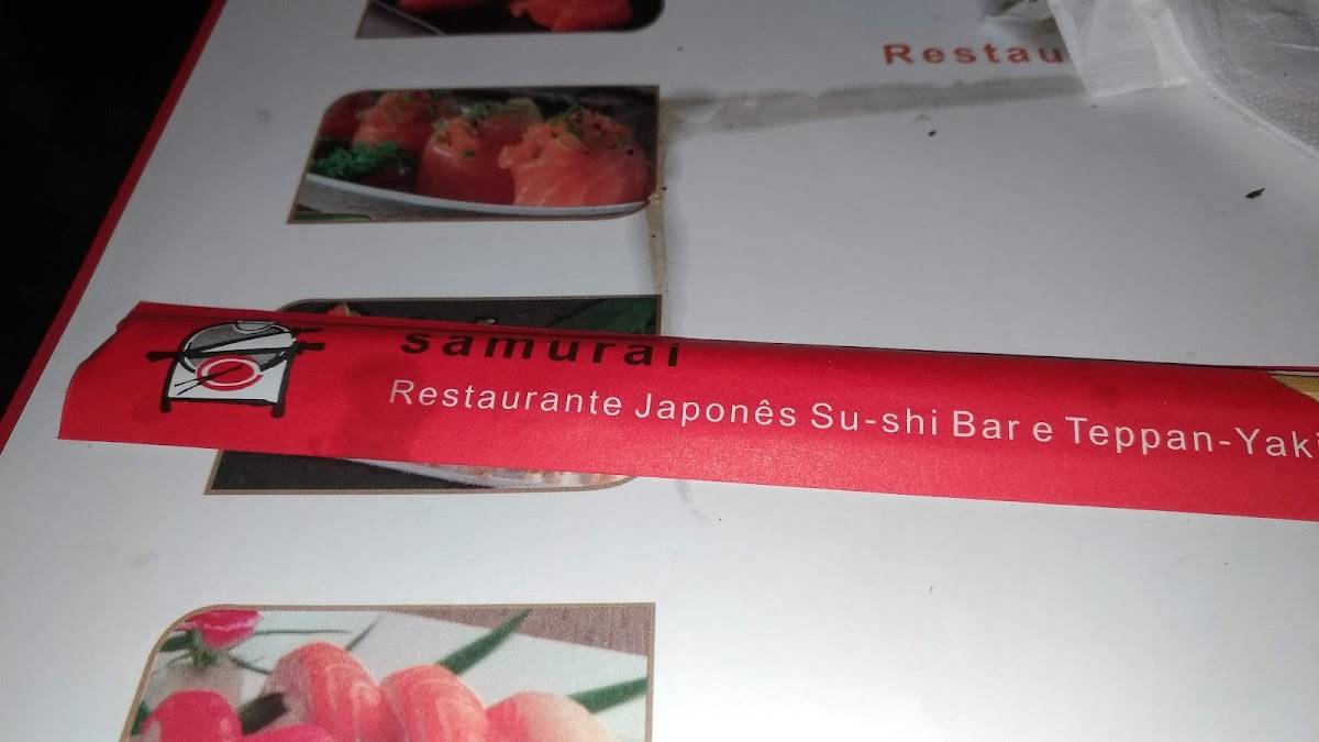 Menu em Restaurante Japonês Samurai, Lisboa, Avenida 5 de Outubro 70