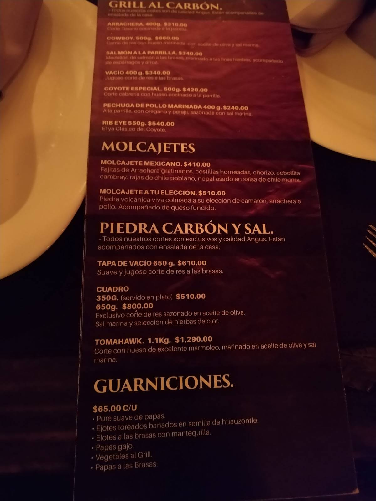 Carta del restaurante Santo Coyote, Guadalajara, C. Miguel Lerdo del ...