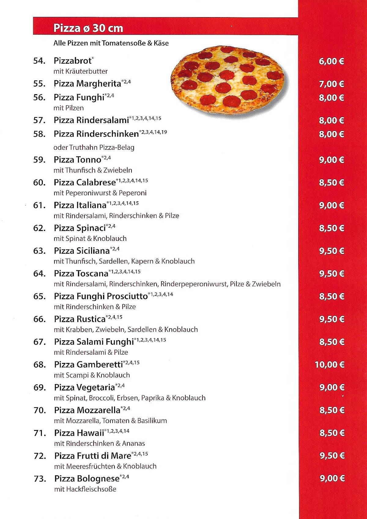 Speisekarte von Sema Pizza Kebab Haus, Weilmünster, Weilstraße 104