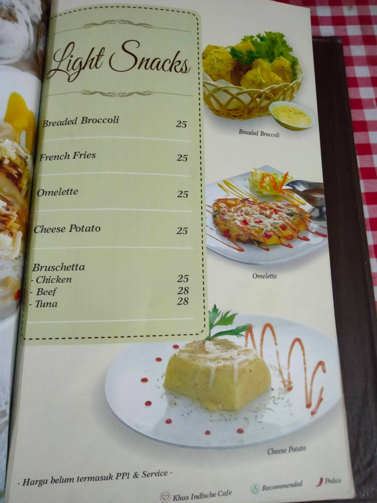 Menu at Posin Bakery & Cafe, Semarang, Jl. Menteri Supeno No.6
