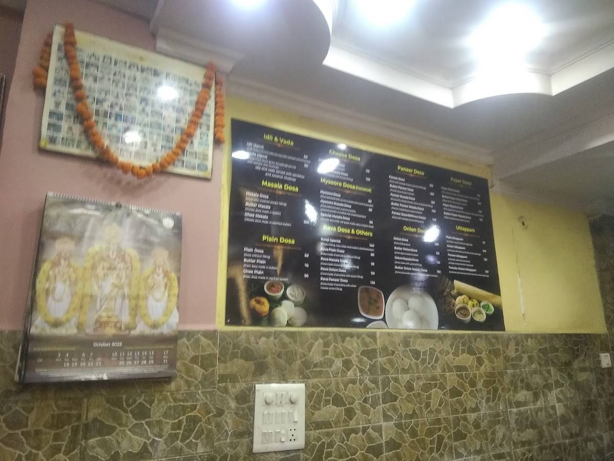 Menu at Shri Balaji Restaurant, Rishikesh