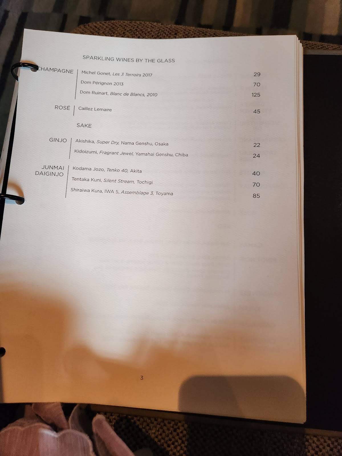 Menu at SingleThread Farm - Restaurant - Inn, Healdsburg