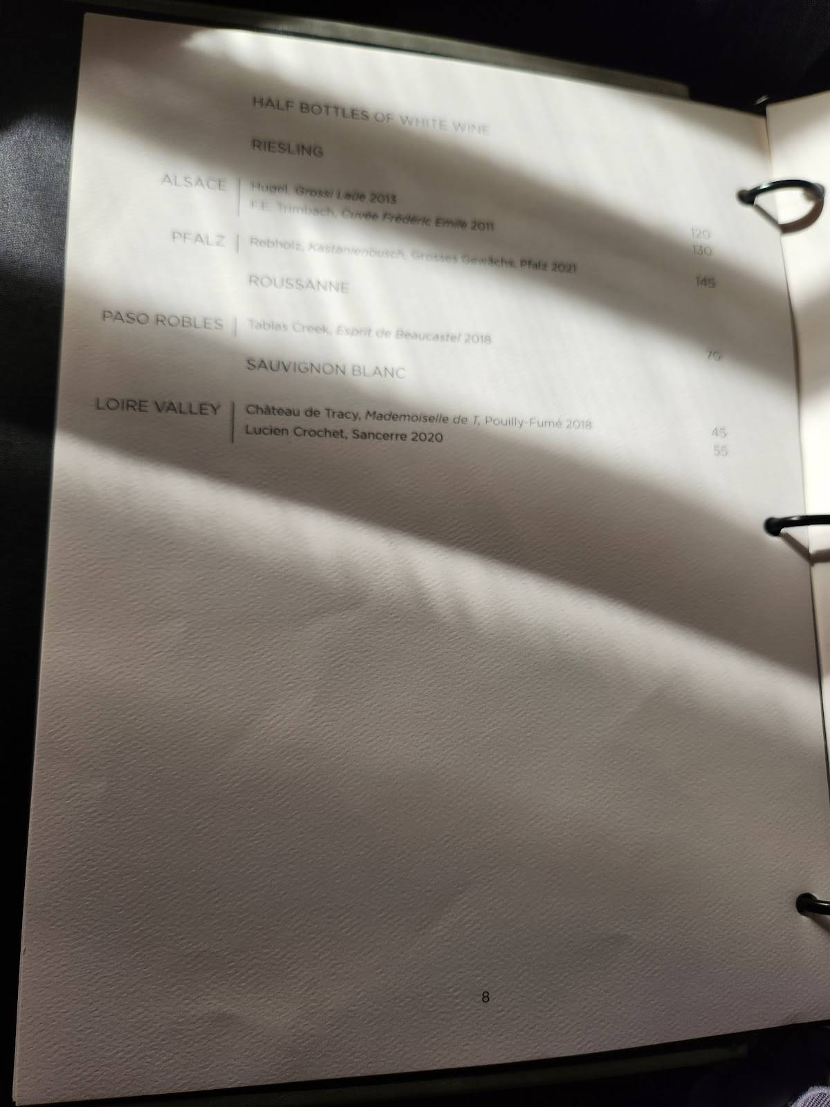 Menu at SingleThread Farm - Restaurant - Inn, Healdsburg