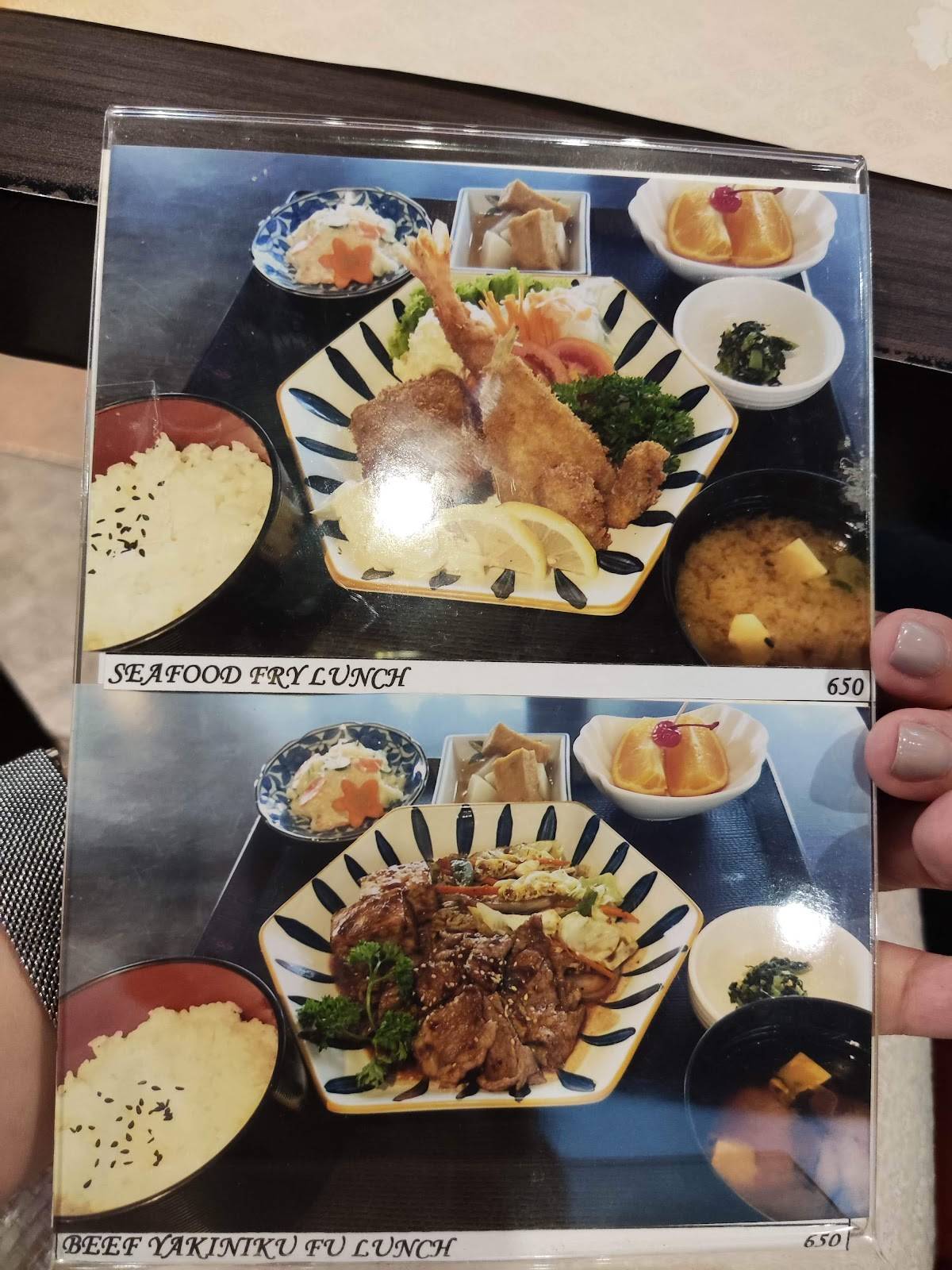 Menu at Sugi restaurant, Makati, Greenbelt 2 Esperanza St