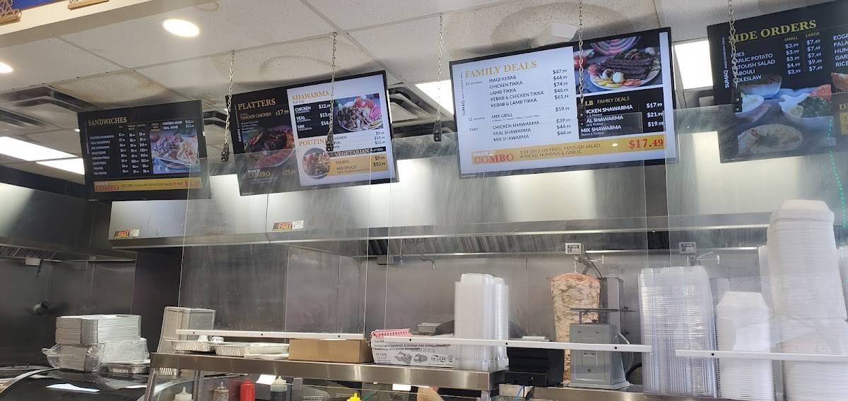 Menu at Sumaq Iraqi Charcoal Grill (Scarborough) BBQ, Toronto