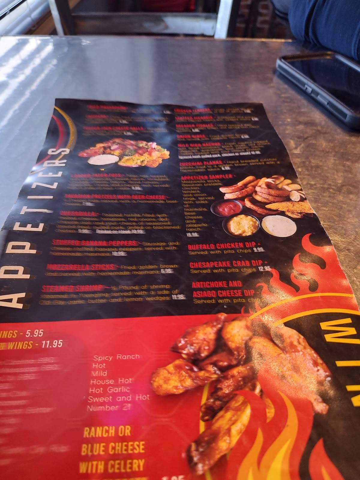 Menu at Tailgatez Sports Grill pub & bar, Somerset