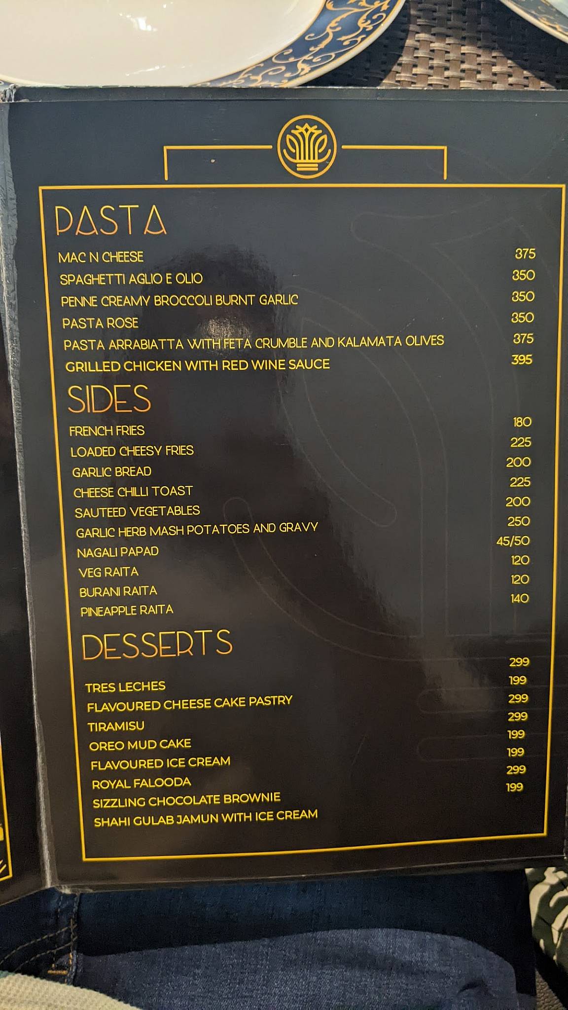 Menu at Tamara Banquet & Restaurant, Nashik