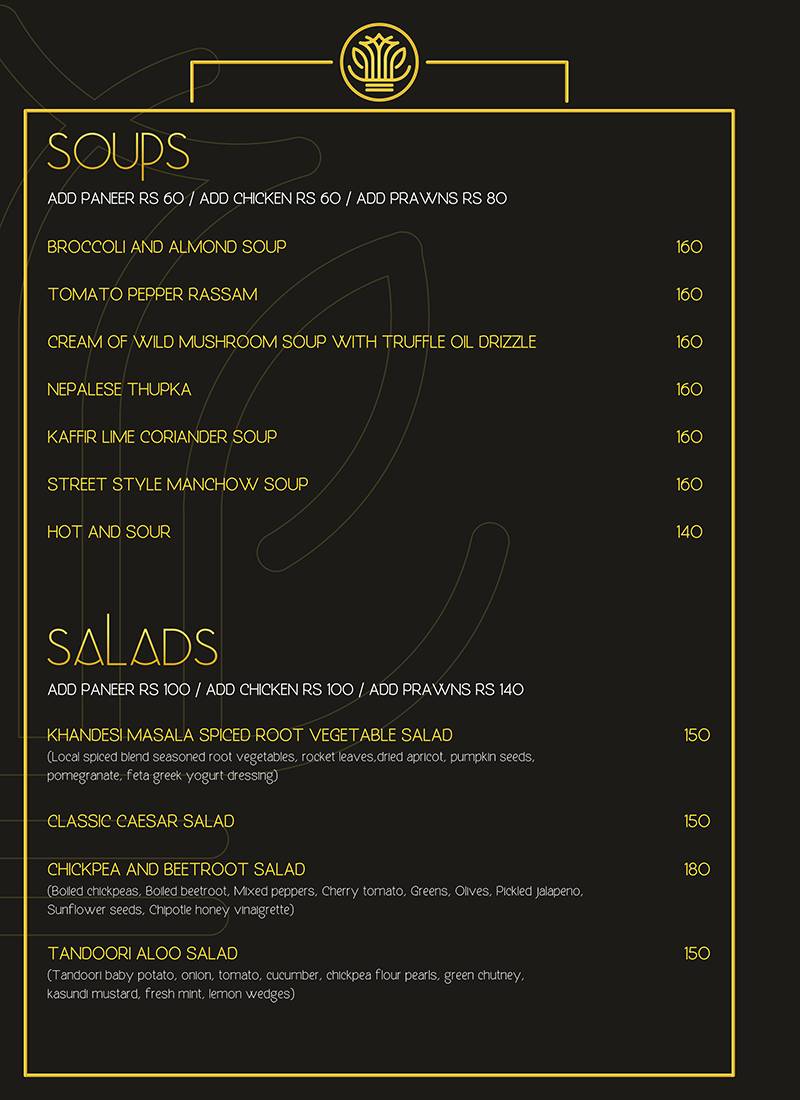 Menu at Tamara Banquet & Restaurant, Nashik