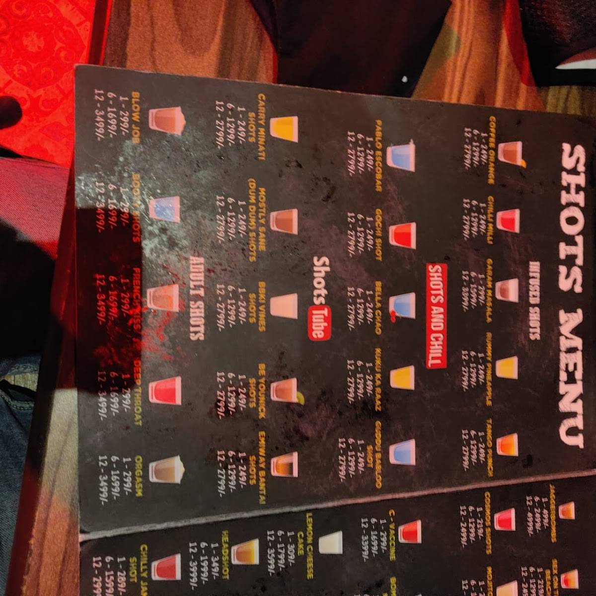 Menu at Mh04 The drunkyard, Thane