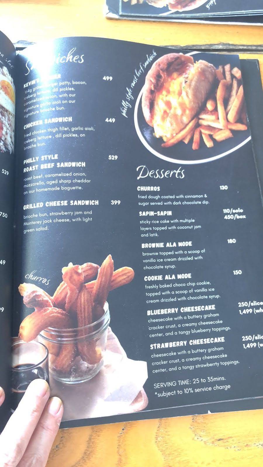 Menu at The Bistro by LeBlanc cafe, Antipolo